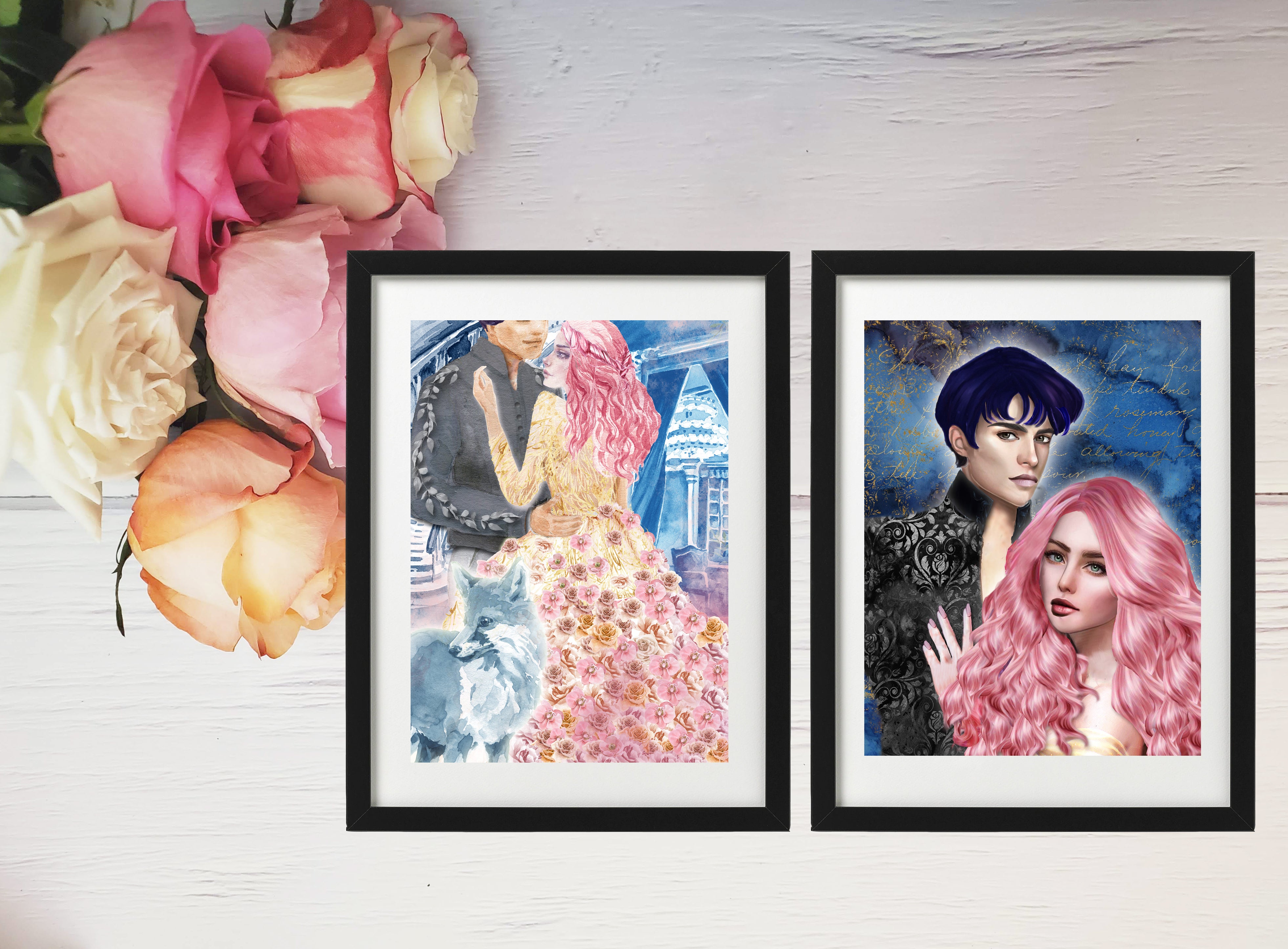 Once Upon a Broken Heart Art Print - OUABH character art print – Gold ...